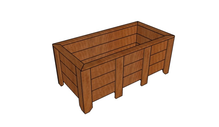 Large Planter Box Plans | Free Garden Plans - Gardening Tips & Guides ...