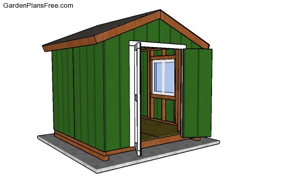 8x8 Garden Shed Plans - Free Online - PDF Download