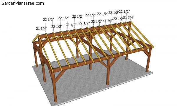 20x30 Gable Pavilion - Free DIY Plans | Free Garden Plans - How to ...