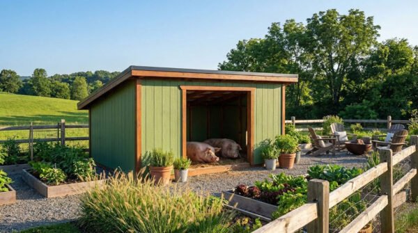 Pig Shed - Free DIY Plans