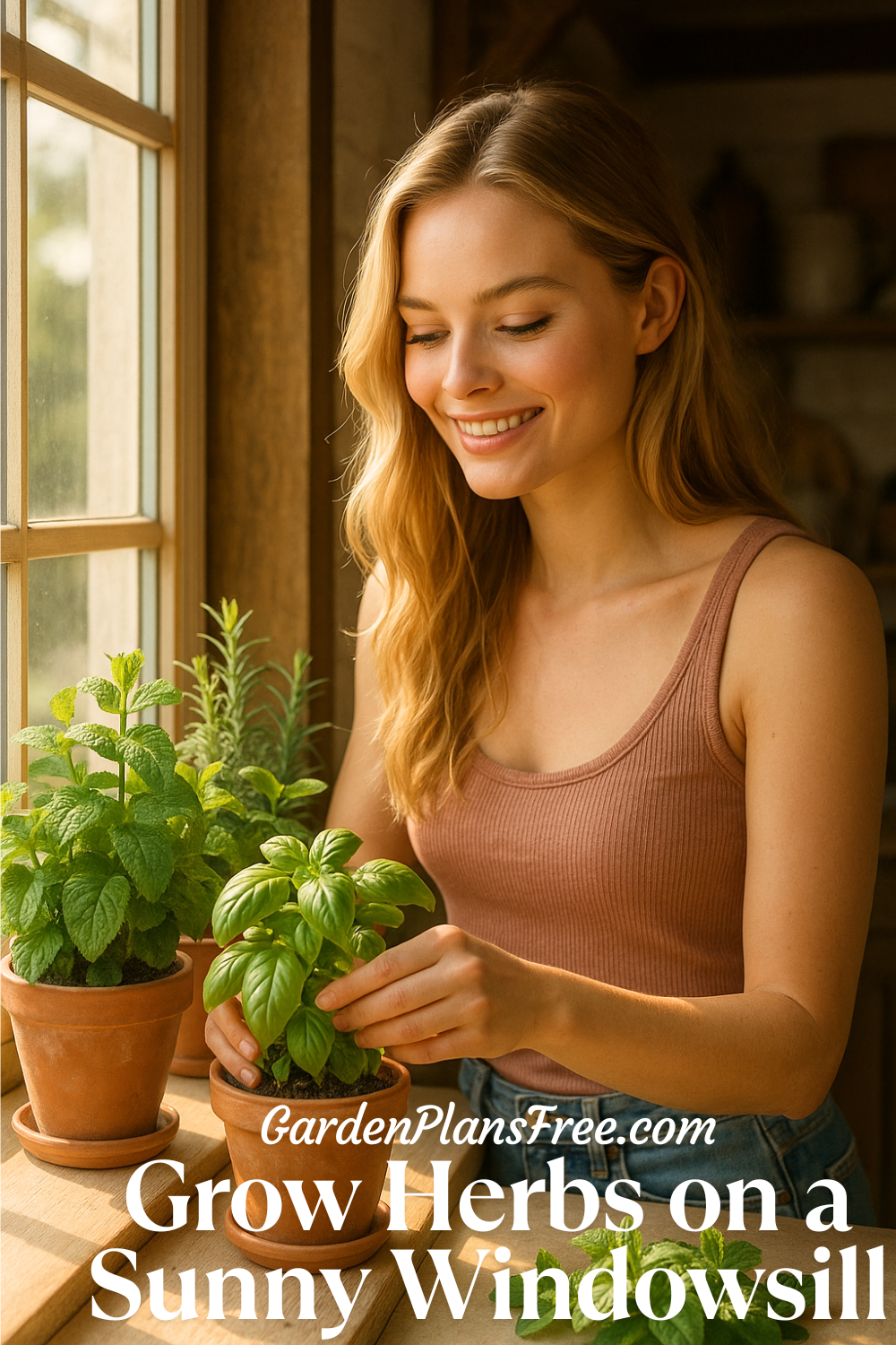 How to Grow Herbs on a Sunny Windowsill All Year Round