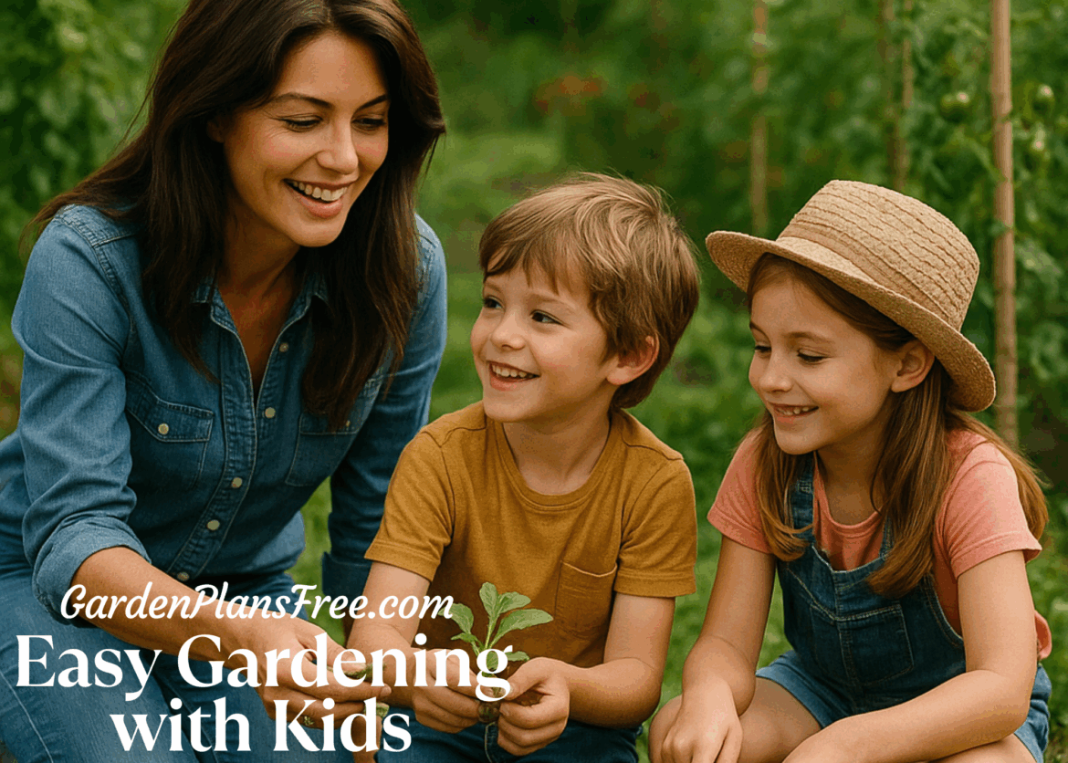 Gardening with Kids: Easy Crops That Teach and Entertain | Free Garden ...